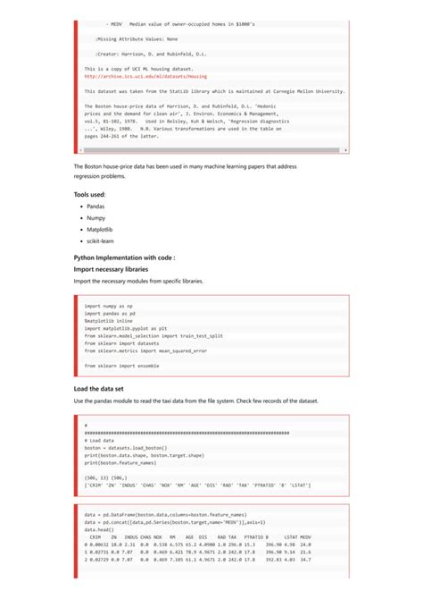 Gradient Boosting For Regression Problems With Example Basics Of