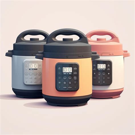 Premium Ai Image Cartoon Instant Pot Cookers 3d