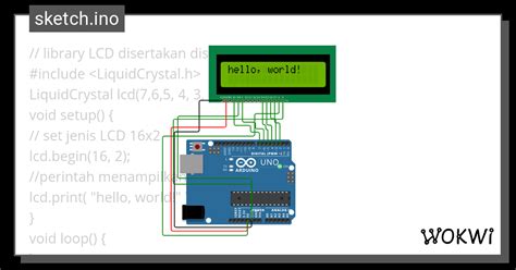 Hello World Wokwi Esp32 Stm32 Arduino Simulator