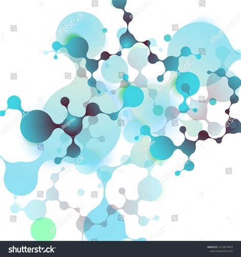 Science Abstract Background Molecular Structure Vector Stock Vector Royalty Free 1613879470