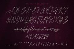 Signature Script Font Mahallina