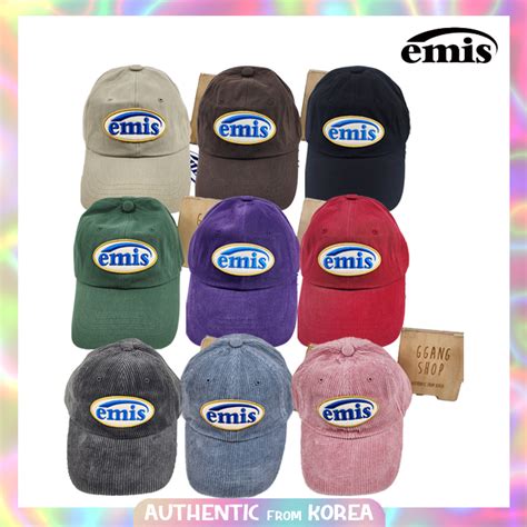 Emis Korea For Women And Men Wappen Ball Cap Renewal All Color Shopee