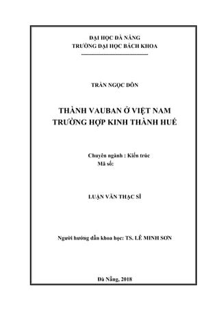 Th Nh Vauban Vi T Nam Tr Ng H P Kinh Th Nh Hu C Pdf