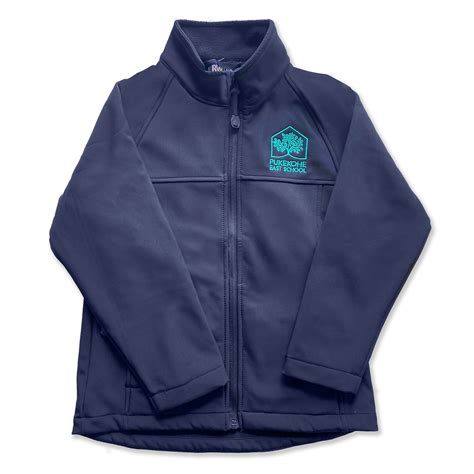 Pukekohe East Soft Shell Jacket Navy Uniform Works
