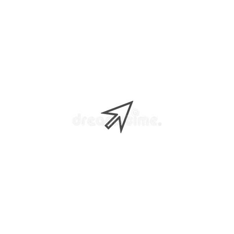 Mouse Cursor Pointer Icon Logo Vector Stock Vector Illustration Of