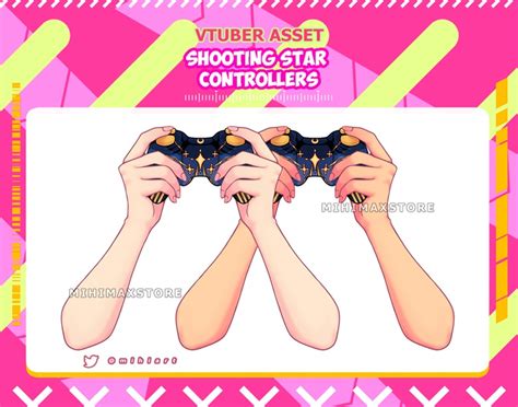 Vtuber Asset Shooting Star Controllers I Premade Png Hand Controller