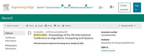 The 9th International Conference On Algorithms Computing And Systems