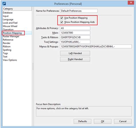 MicroStation How To Enable Position Mapping Shortcuts In MicroStation CONNECT Edition