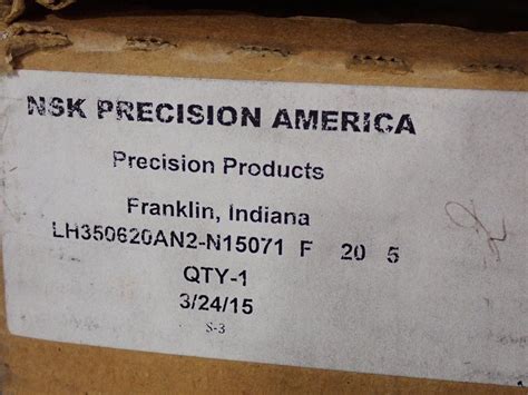 Used Nsk Linear Rail Hgr Industrial Surplus