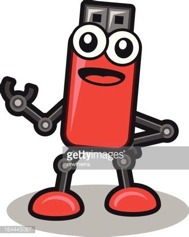 Usb Robot Royalty Free Vector Stock FreeImages