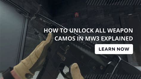 How To Unlock All Weapon Camos In MW Explained