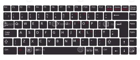 خرید و قیمت وکتور صفحه کلید دکمه های کلید مدرن لپ تاپ کامپیوتر برای