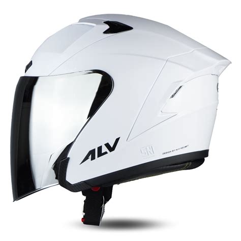 Jual Helm Alv Ultron Solid Terbaru Visor Clear Silver Shopee Indonesia