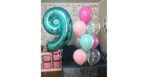 Шары на День Рождения ребенку 9 лет - купить с доставкой в Москве