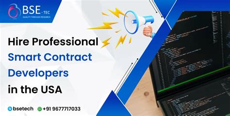 Hire Professional Smart Contract Developers In The Usa Bsetec