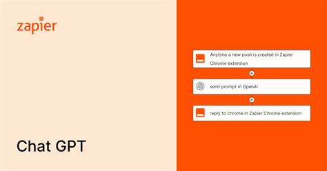 anytime a new push is created in zapier chrome extension send prompt