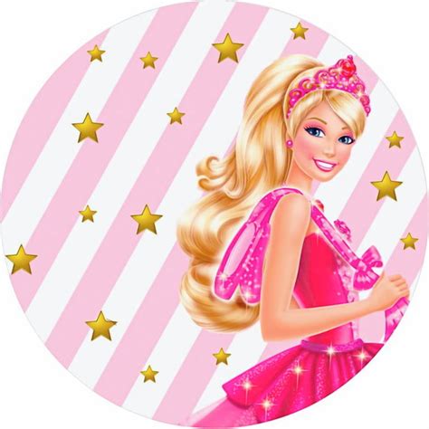 Painel Redondo Barbie Cm Elo Produtos Especiais