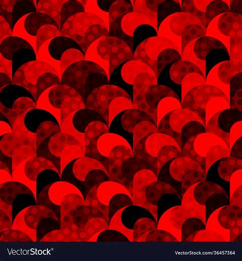 Abstract Red Ruby Seamless Pattern Color Vector Image