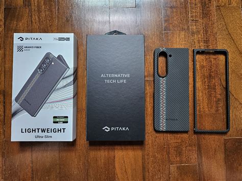 Pitaka Z Fold 5 Aramid Fiber 600D Air Case Rhapsody Mobile Phones Gadgets Mobile Gadget