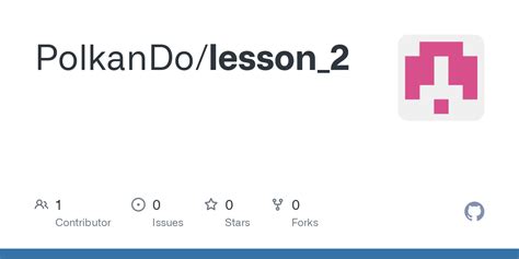 GitHub PolkanDo Lesson
