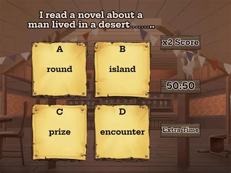 Unit 8 Vocabulary Gameshow Quiz