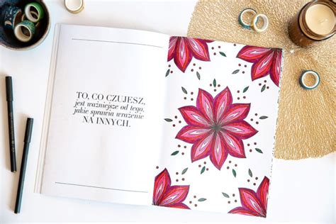 Kolorowanka dla dorosłych Mandale OgarniamSię