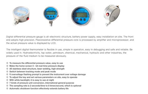 Digital Differential Pressure Gauge
