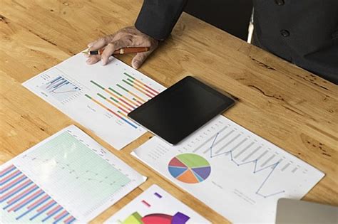 Business Analysis Market Chart Document Photo Background And Picture