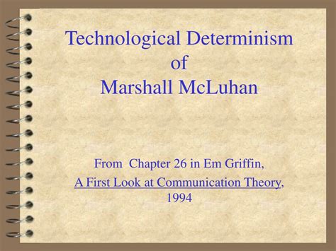 Ppt Mcluhans Techno Cultural Insights And Communication Evolution