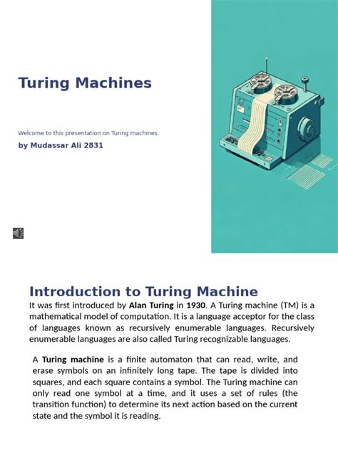 turing machine 2831 pdf applied mathematics formalism deductive