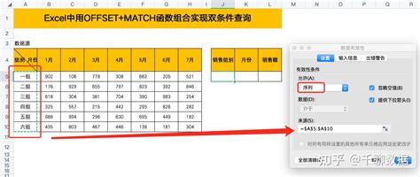 excel高效函数，offset match组合使用，让你简单实现双条件查询 知乎