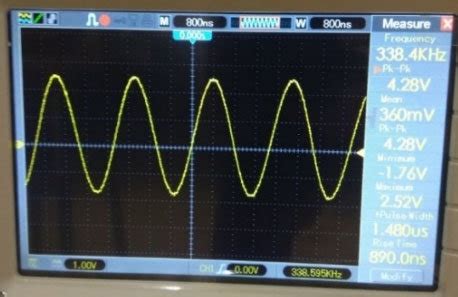 A Shows The Oscilloscope Reading Of The Receiving Circuit Voltage Download Scientific Diagram