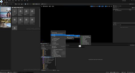 context menu modkit documentation