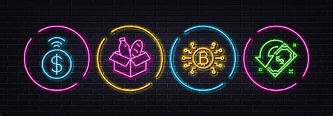 Bitcoin 시스템 음식 기부 및 비접촉식 지불 최소 라인 아이콘 웹 응용 프로그램의 경우 벡터 인쇄 금융에 대한 스톡 벡터 아트 및 기타 이미지 Istock