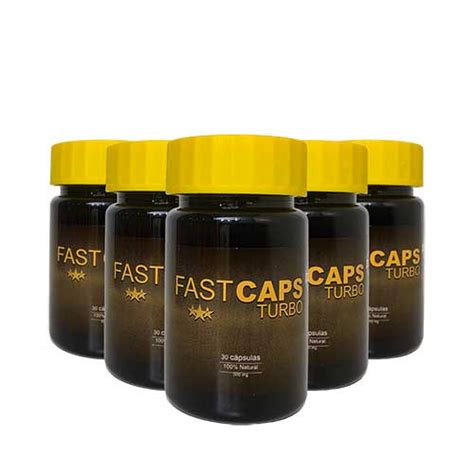 Fast Caps Turbo 10 Unidades Msv Suplementos