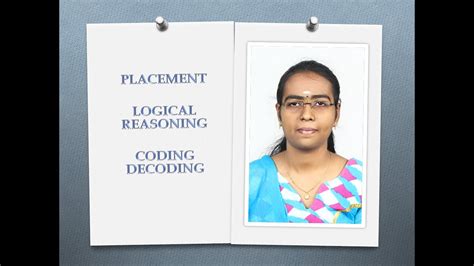 Coding And Decoding Logical Reasoning In Tamil Placement Preparation Youtube