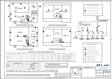 Plano Electrico De Una Casa Domiciliaria Pdf Ingenieria Eléctrica
