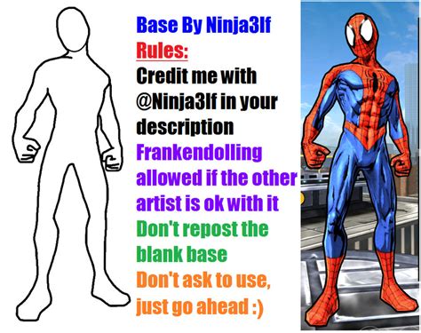 Spider Man Base By Ninja3lf On Deviantart