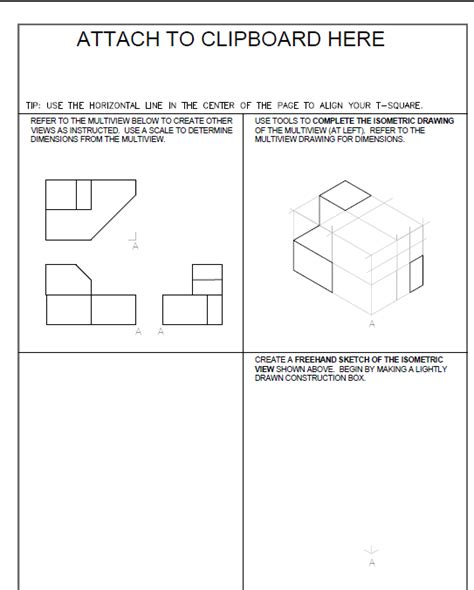 Solved Refer To The Multiview Below To Create Other Views As