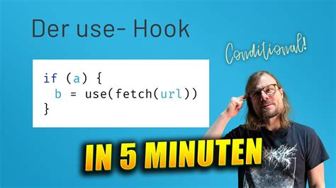 Kommt Mit React Der Use Hook YouTube