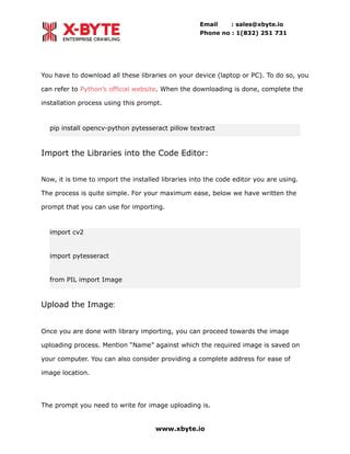 Comprehensive Guide To Text Data Extraction Using Python Pdf