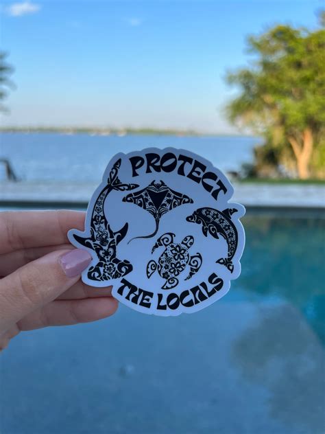 Protect The Locals Sticker Kmm Clothing Company