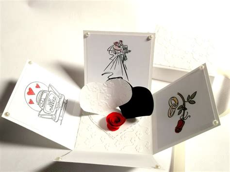 Wedding Exploding Box Card Explosion Box Greeting Card Etsy Hong Kong
