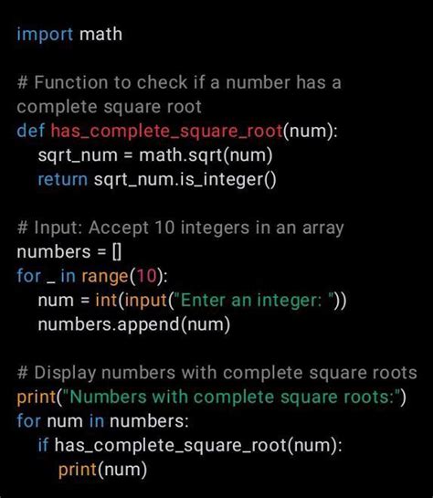 7 Write A Python Program To Accept 10 Integers In An Array Now