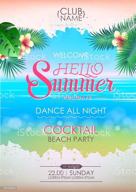 여름 디스코 포스터 칵테일 비치 파티입니다 모든 순간을 즐길 수 있는 레터링 포스터 계절에 대한 스톡 벡터 아트 및 기타 이미지 계절 나침반 디스코 춤 Istock