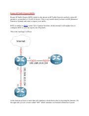 How To Configure Router IP Traffic Export RITE To Inspect IP Course Hero
