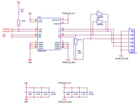 Adm2483 схема подключения
