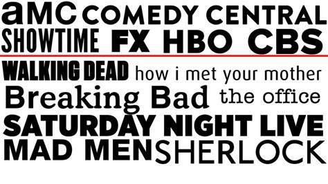 Tv Fonts By Nicholascassidy On Deviantart