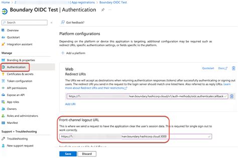 Oidc Authentication With Microsoft Azure Boundary Hashicorp Developer