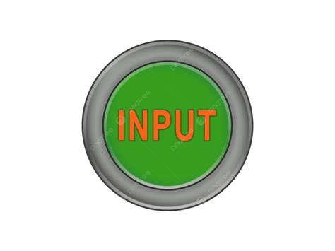 Green Input Button In Bulk Quantities Placed On A Background Turn
